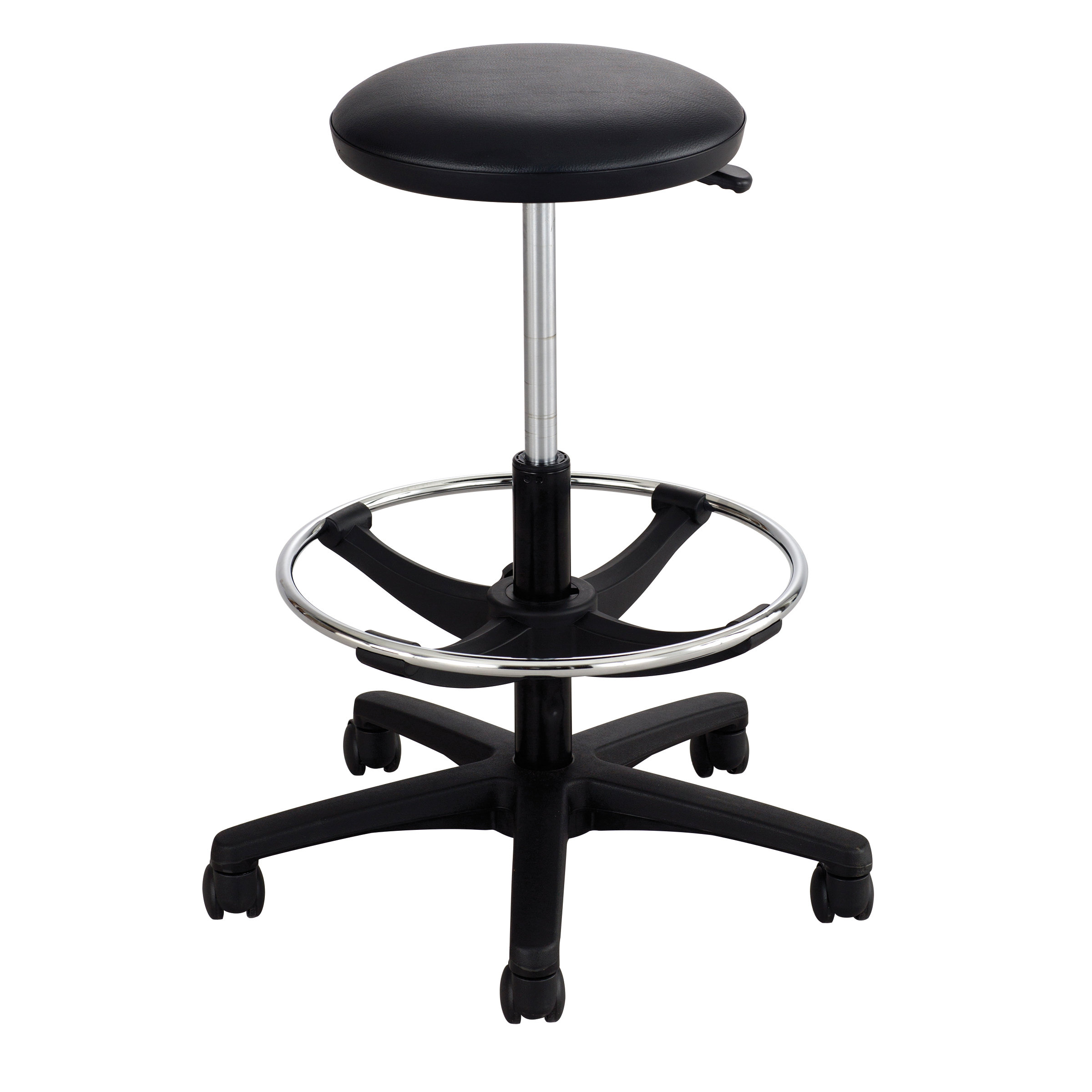 Safco Products Company Safco Diesel Series Industrial Stool w/Back ...