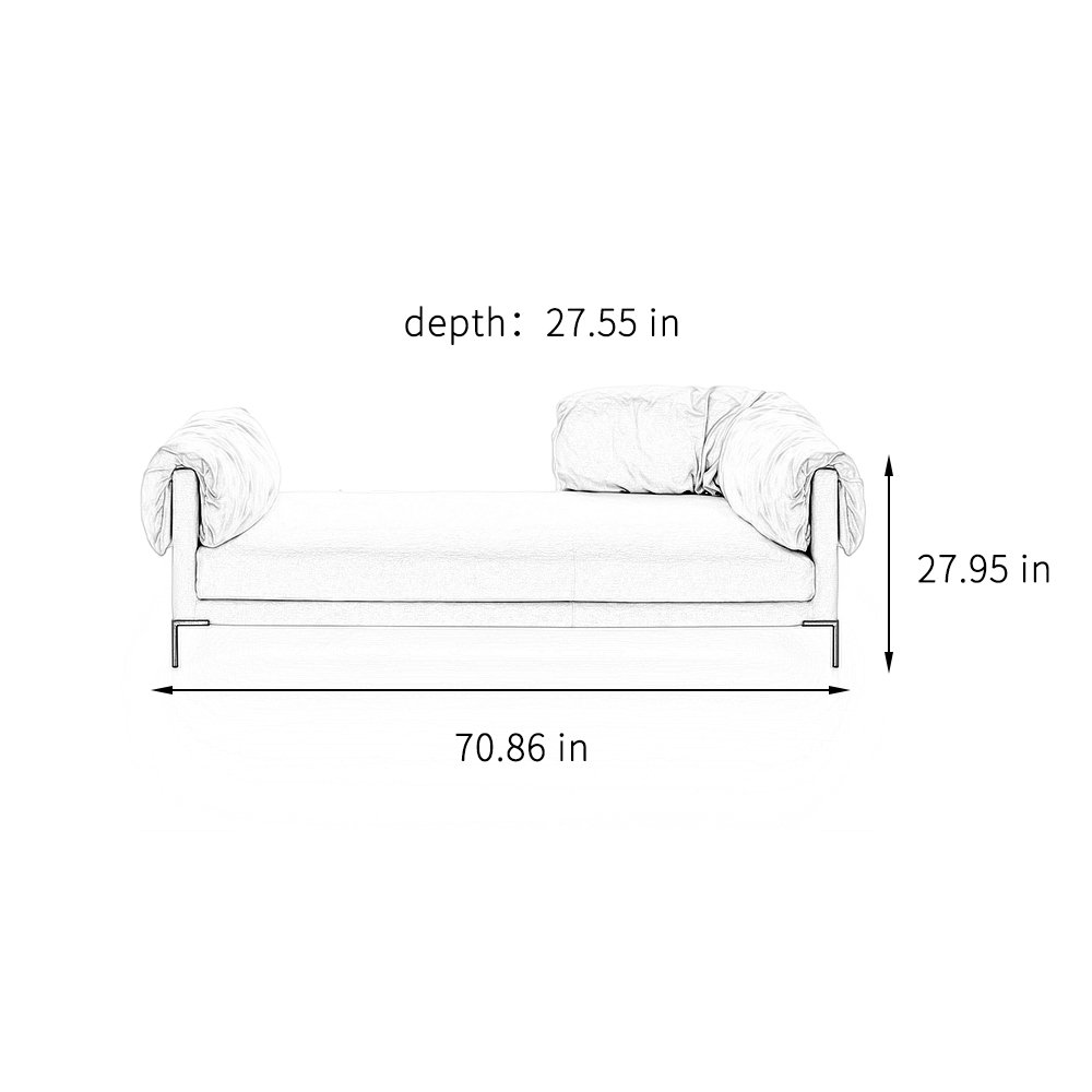 hennahome Minimalist elegant comfortable lazy chaise lounge | Wayfair