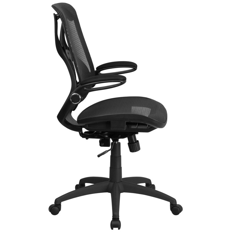 Flash Furniture High Back Mesh Ergonomic Office Chair-Adjustable Lumbar ...