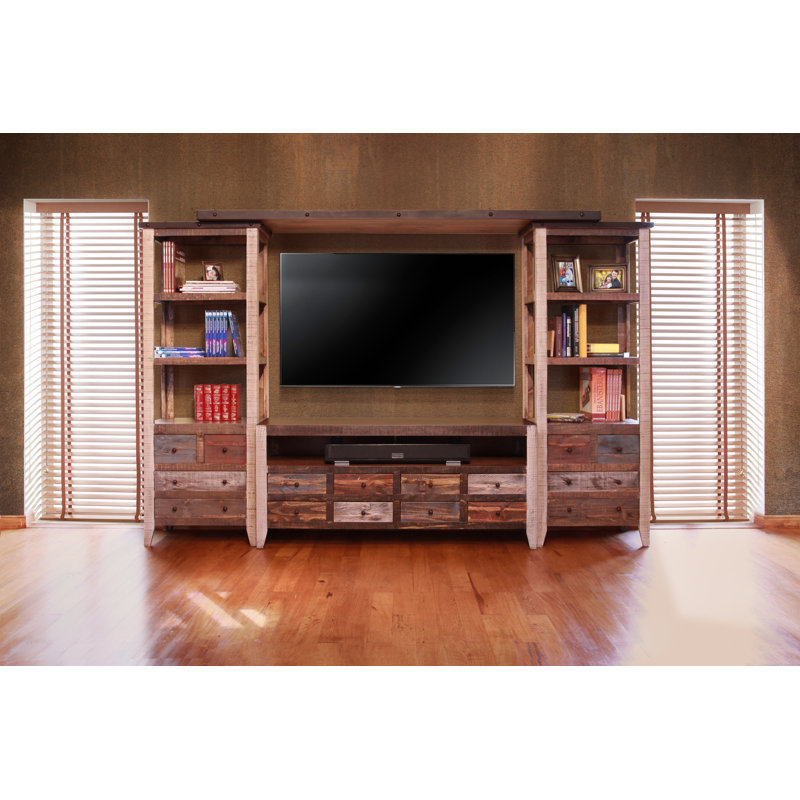 International Furniture Direct Antique Multicolor Wall Unit | Wayfair