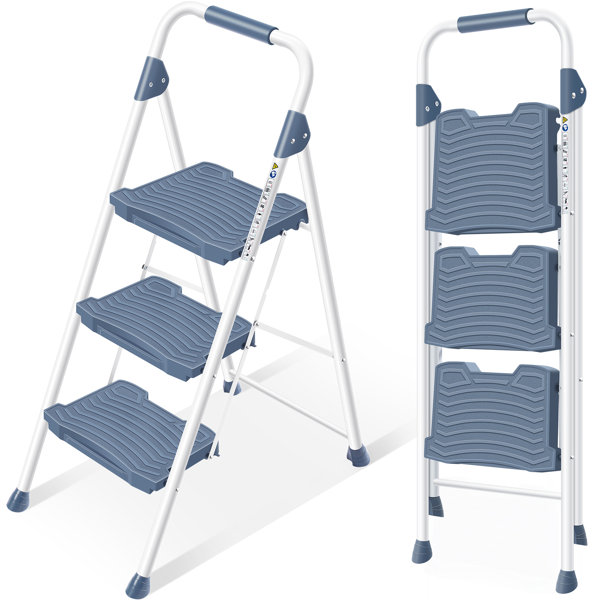 WFX Utility™ 3 - Step Folding Step Ladder | Wayfair