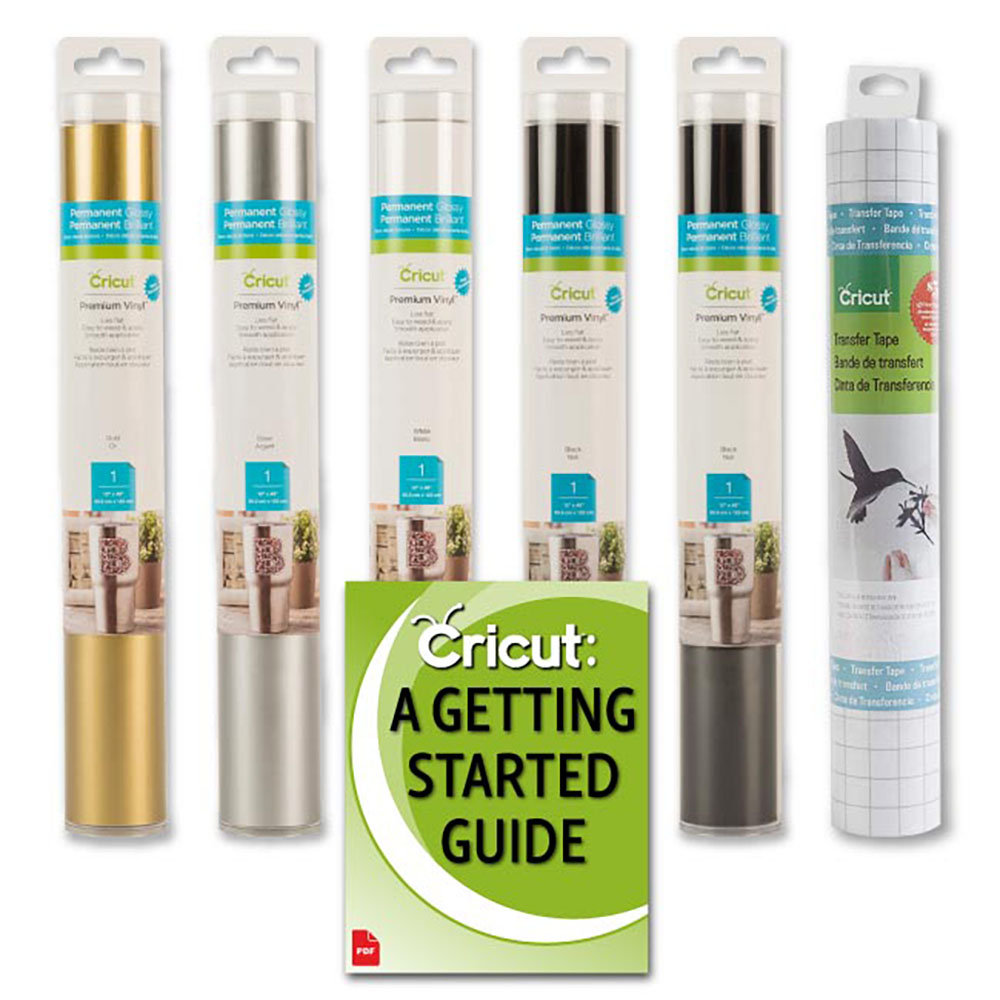Cricut Permanent Vinyl Classics Bundle Cutting Machine Materials ...