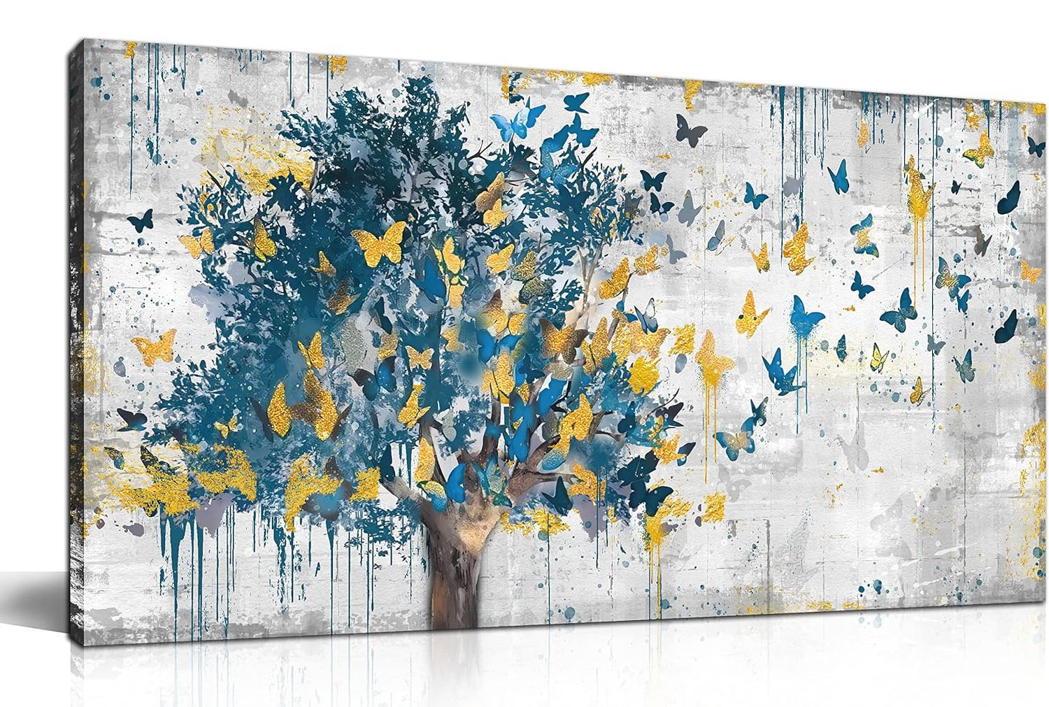 Red Barrel Studio Tree Butterflies Canvas Wall Art - Wayfair Canada