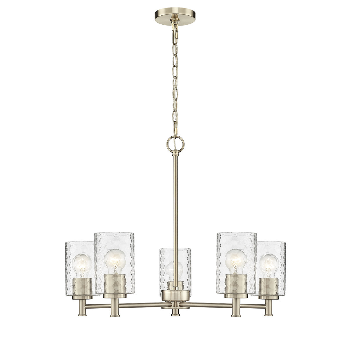 Latitude Run® Charis 5 - Light Shaded Classic/Traditional Chandelier ...