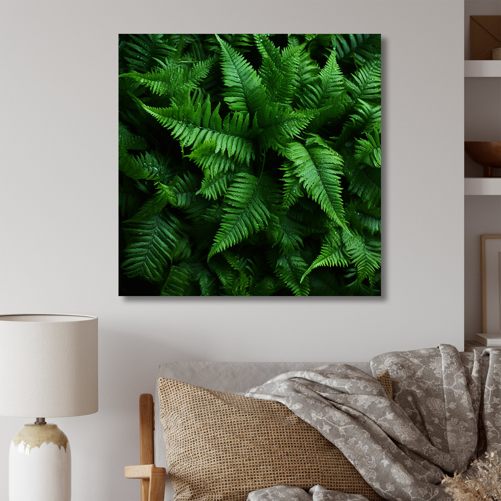 Bay Isle Home™ Green Fern Forest Beauty III - Ferns Wall Art | Wayfair