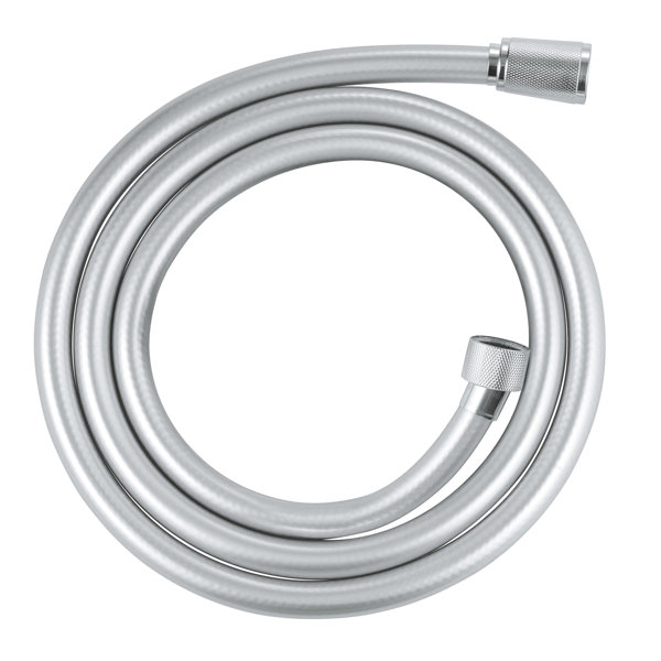 GROHE VitalioFlex Silver Long-Life QuickFix shower hose, 1500mm ...