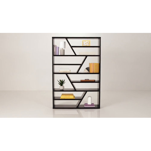 Mercury Row® Dailey Geometric Bookcase & Reviews | Wayfair