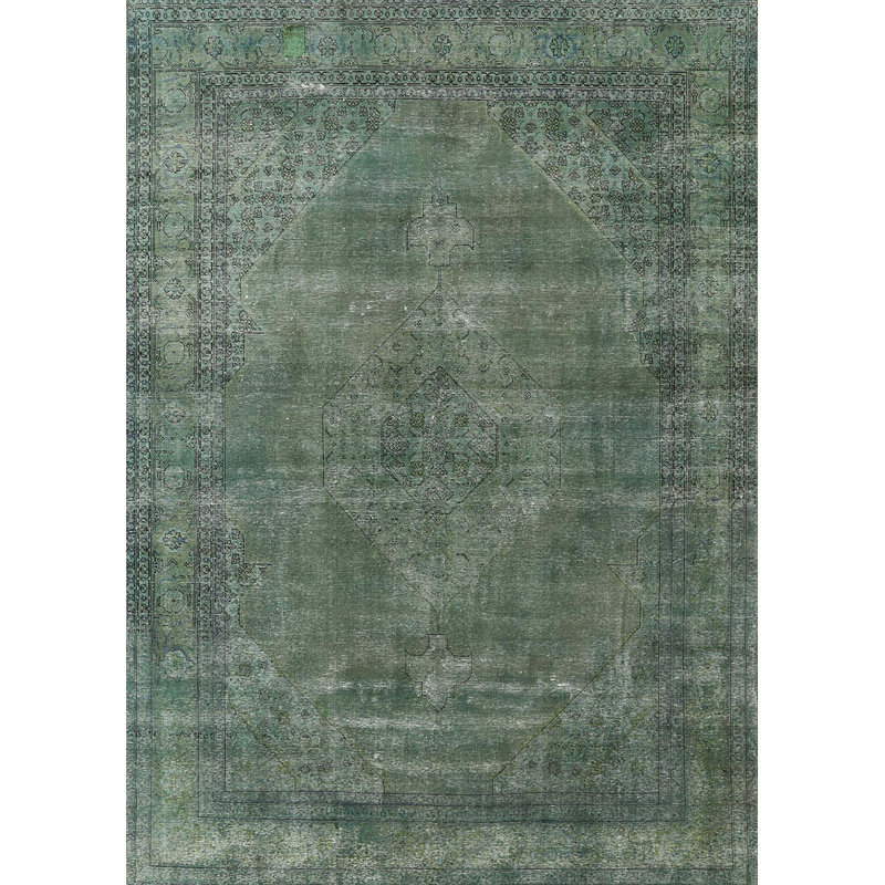 Canora Grey Ciann Green/Beige Rug | Wayfair