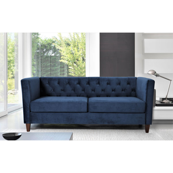 Willa Arlo Interiors Rubio 73.29'' Velvet Sofa & Reviews | Wayfair