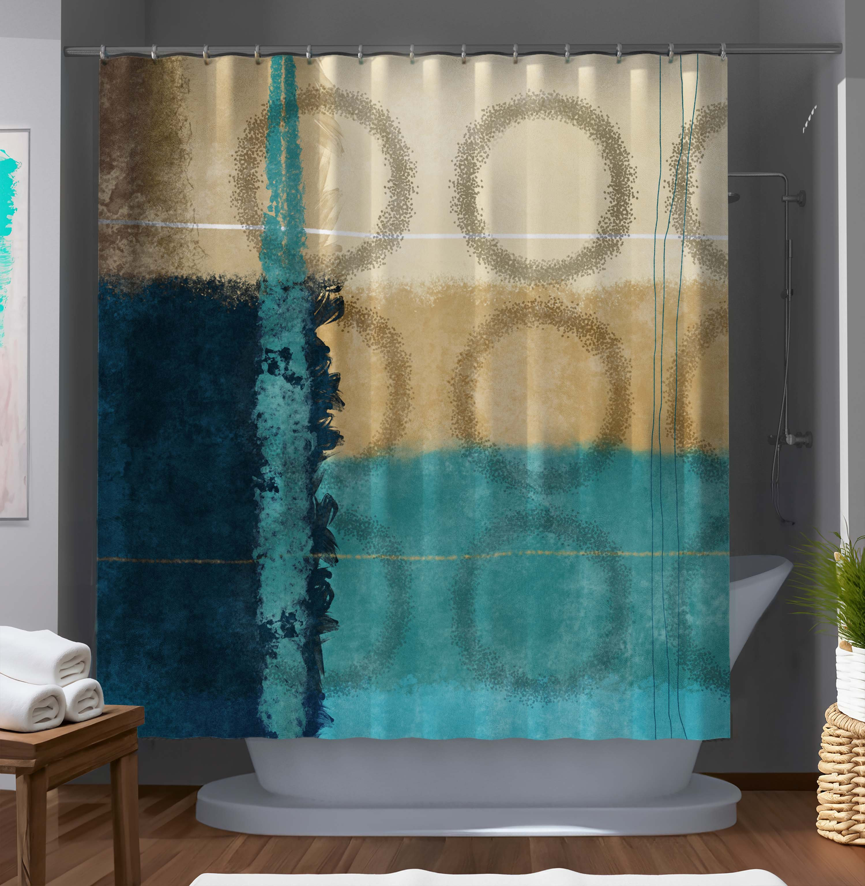 East Urban Home Priceless Miracle Shower Curtain | Wayfair