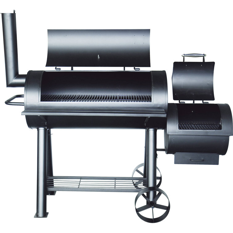 Symple Stuff Milwaukee Offset BBQ Smoker | Wayfair.co.uk