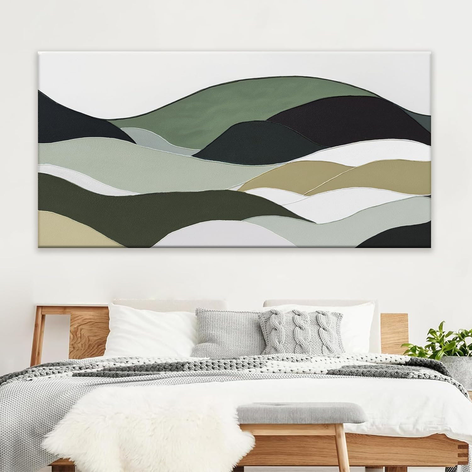 GLOROY Abstract Wall Art For Living Room Canvas Art Wall Decor Bedroom Office Decor Abstract ...