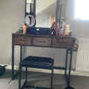 Mercury Row Hans Dressing Table Set with Mirror & Reviews | Wayfair.co.uk