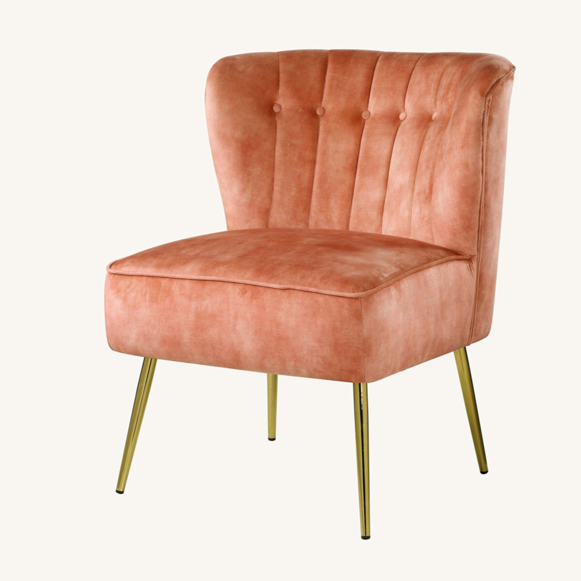 Mercer41 Tisbury 26.51'' Wide Tufted Velvet Side Chair | Wayfair