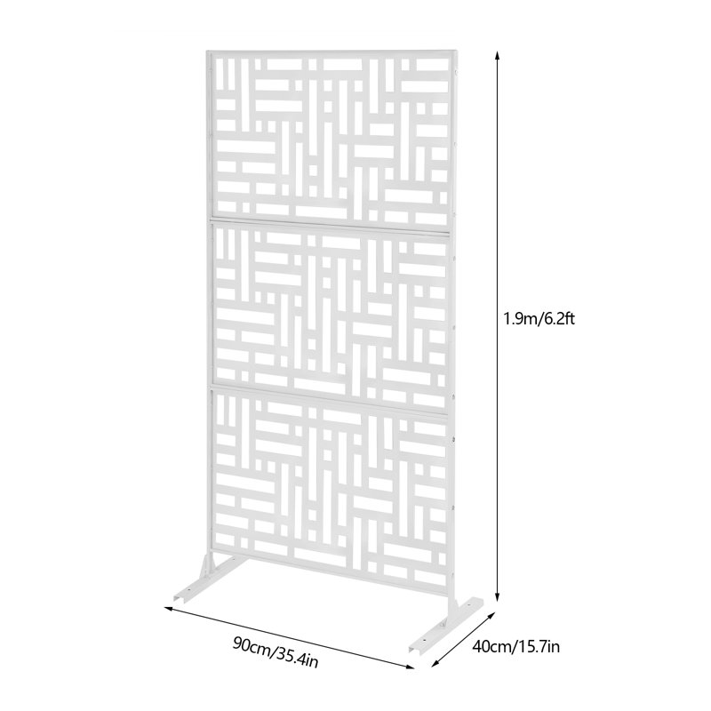 FRONG Free Standing Privacy Screen & Reviews | Wayfair