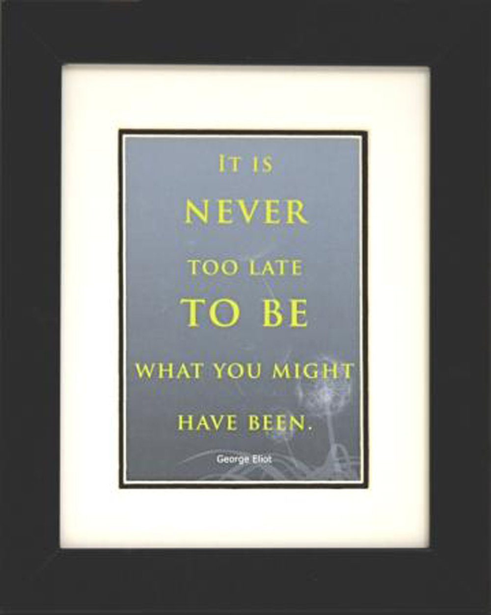 Buy Art For Less 'George Elliot Quote' Framed Textual Art | Wayfair