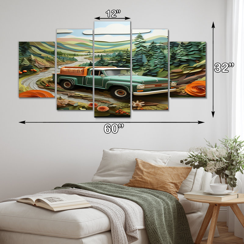 Millwood Pines Pickup Truck Offroad Adventures IV - Transportation Wall ...