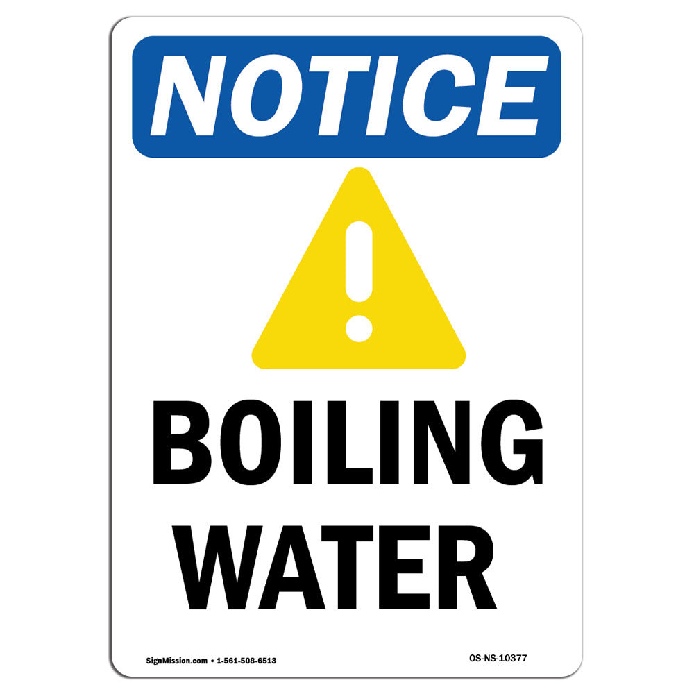 SignMission Boiling Water Sign | Wayfair
