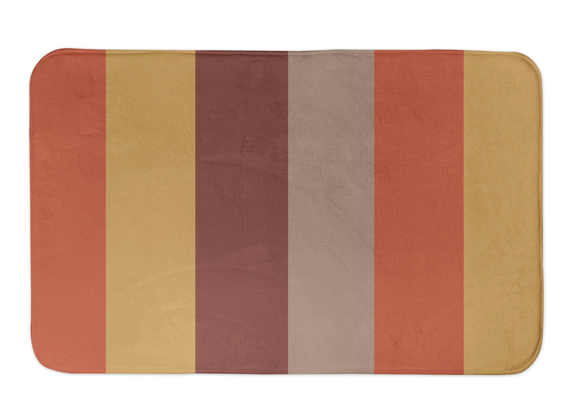 Red Barrel Studio® Little Italy Fall Stripes Rectangle Microfiber foam ...