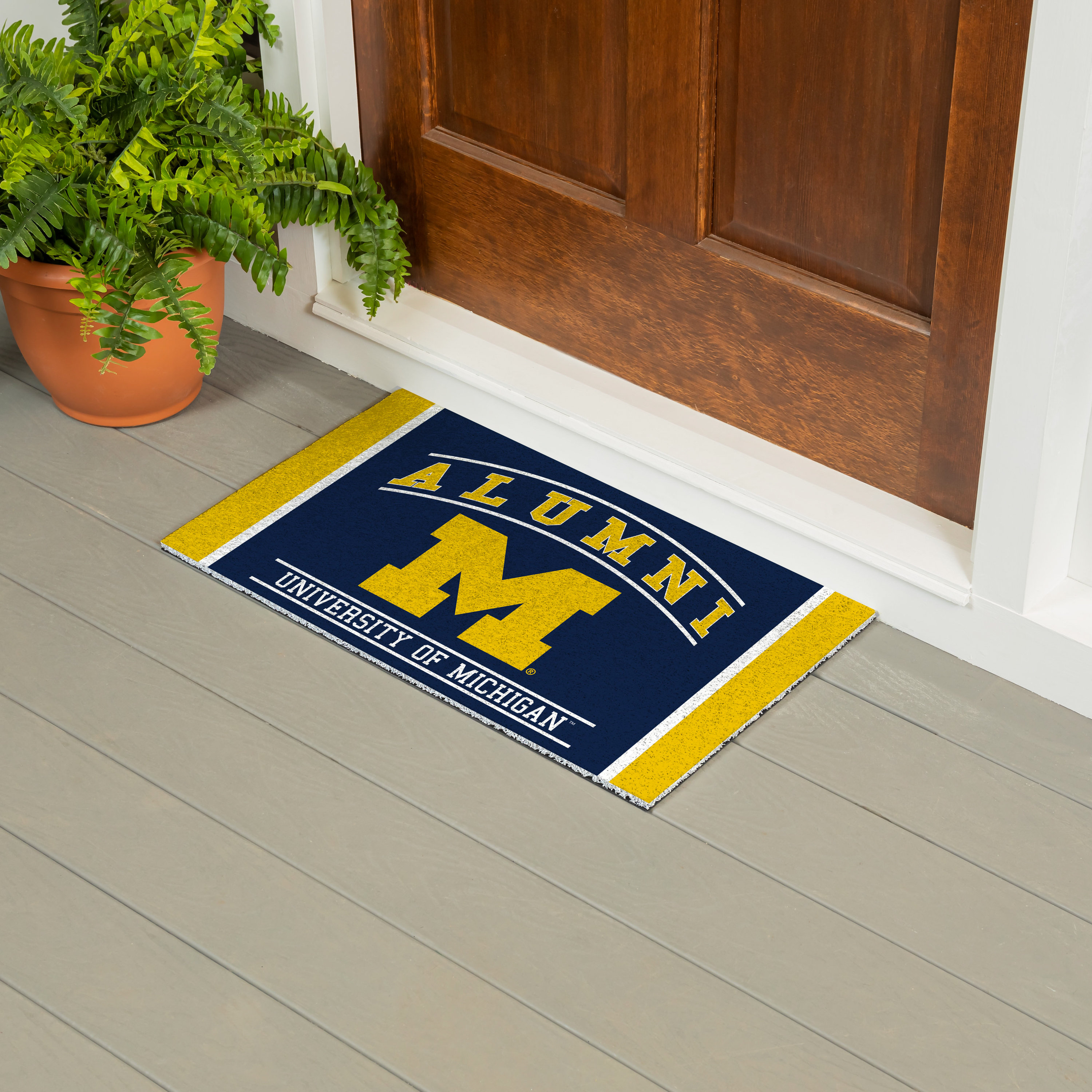 Evergreen Enterprises, Inc University Of Michigan Alumni PVC Mat, 28 ...