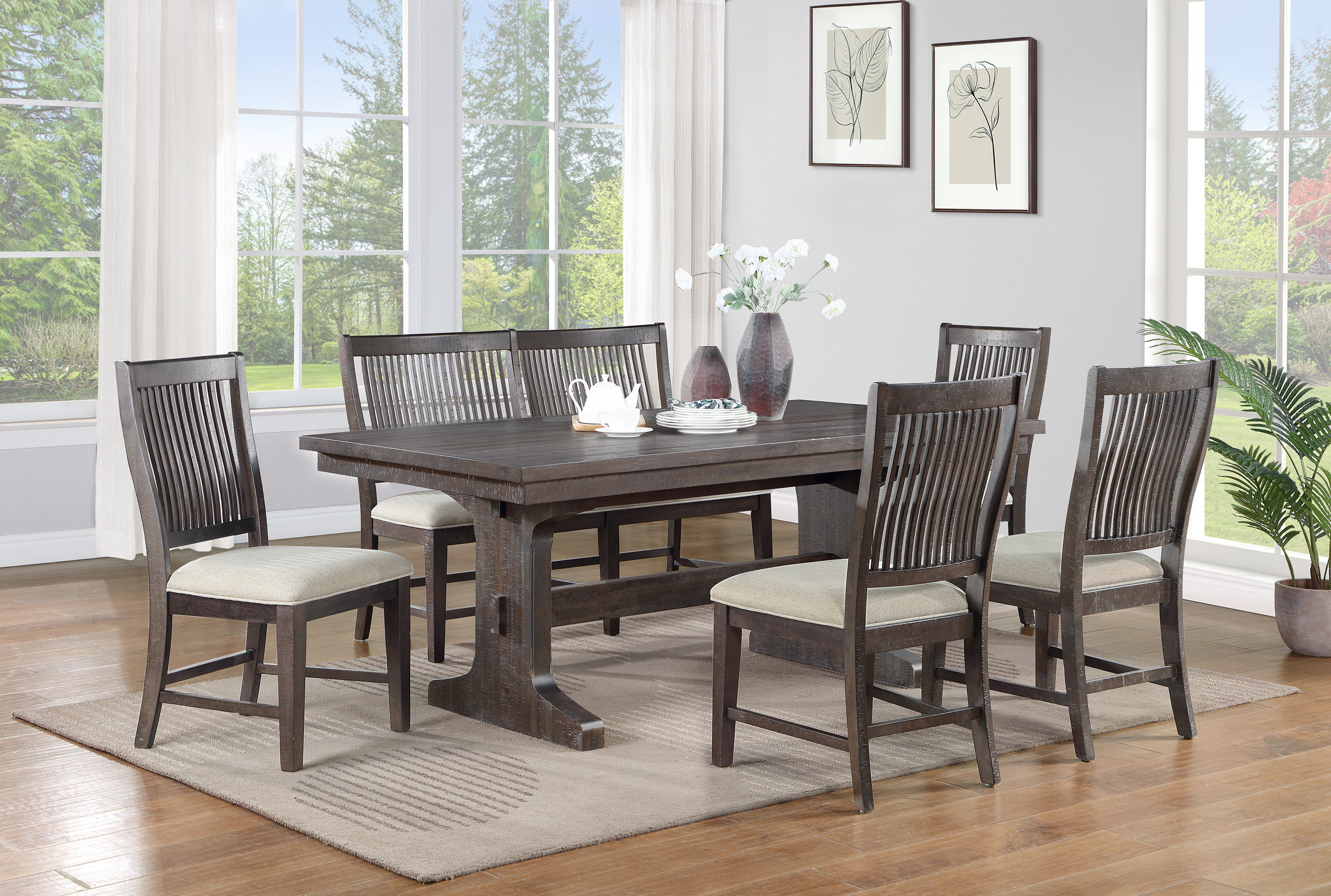 Wildon Home® Almaha 6 - Person Dining Set | Wayfair