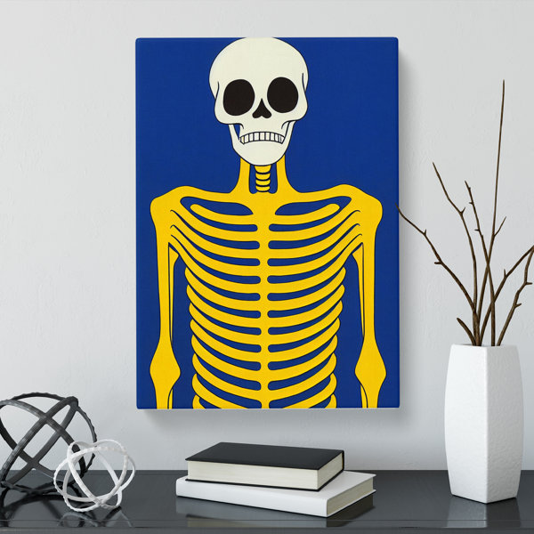 Happy Larry Skeleton Pop Art | Wayfair.co.uk