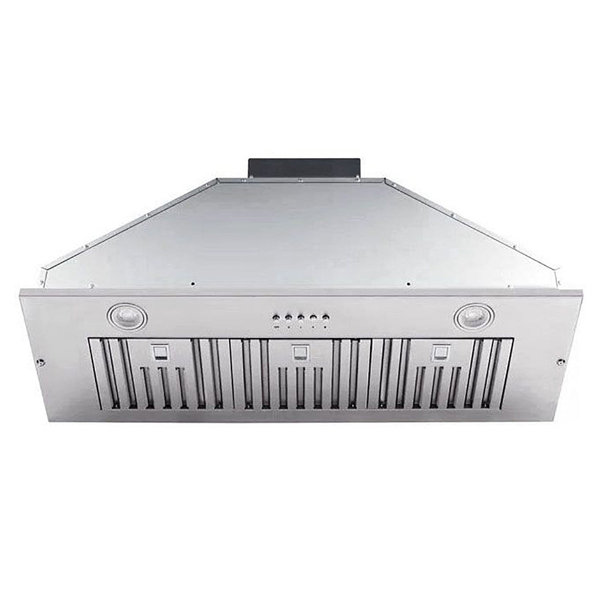 VICTORY 36 Inch 600 CFM Range Hood Insert w/ Push Button Controls, 3 ...