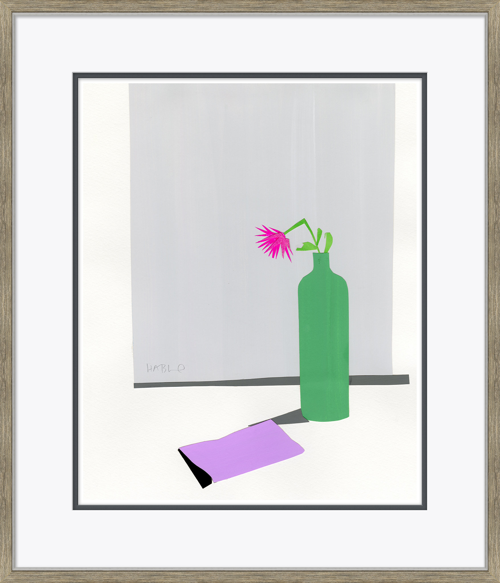 Soicher Marin Green Bottle by Susan Hable - Picture Frame Painting on ...