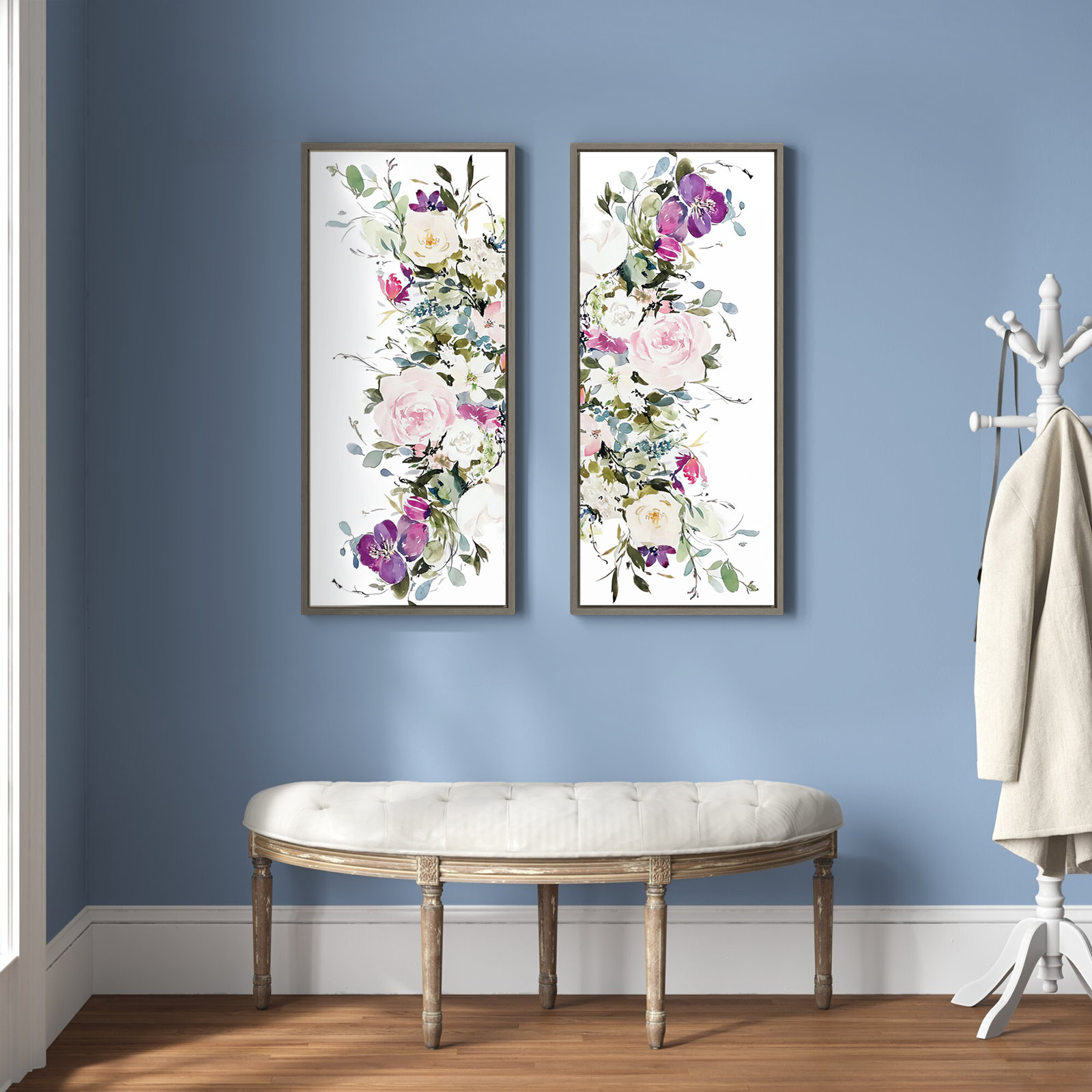 Lark Manor Yarmouth 13 Ink Wash Floral by Emma Daisy - Painting Print ...