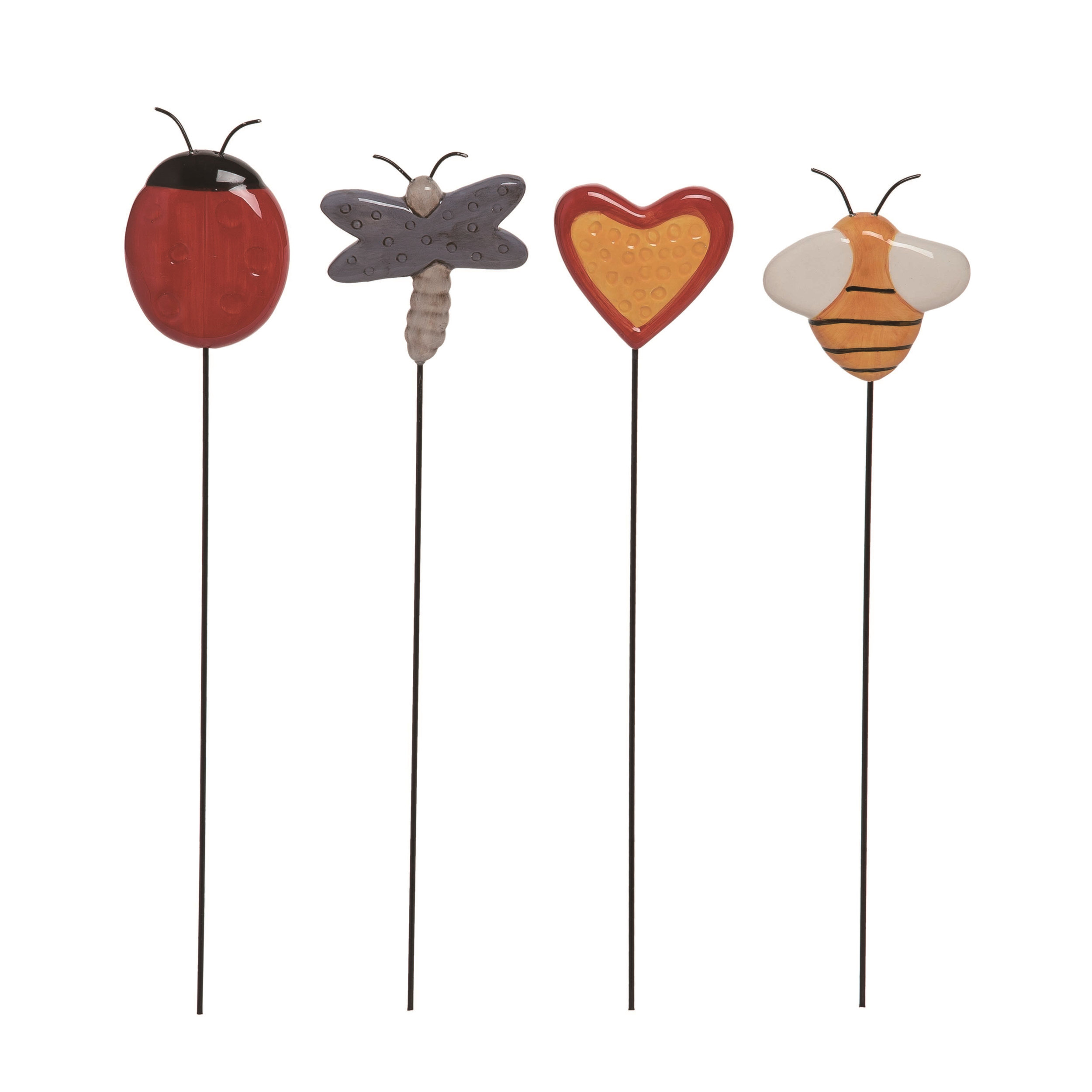 Arlmont & Co. Large Dol Garden Pick Set of 4 Spring Home Decorations ...