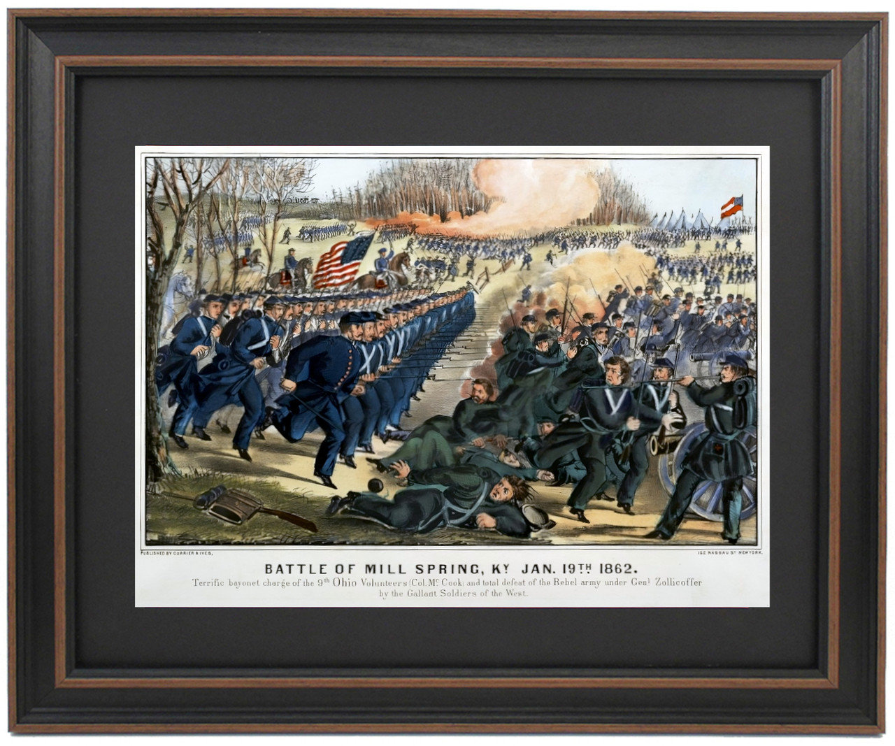Canora Grey Battle Of Mill Spring, KY, Jan 19Th, 1862 By Currier And ...
