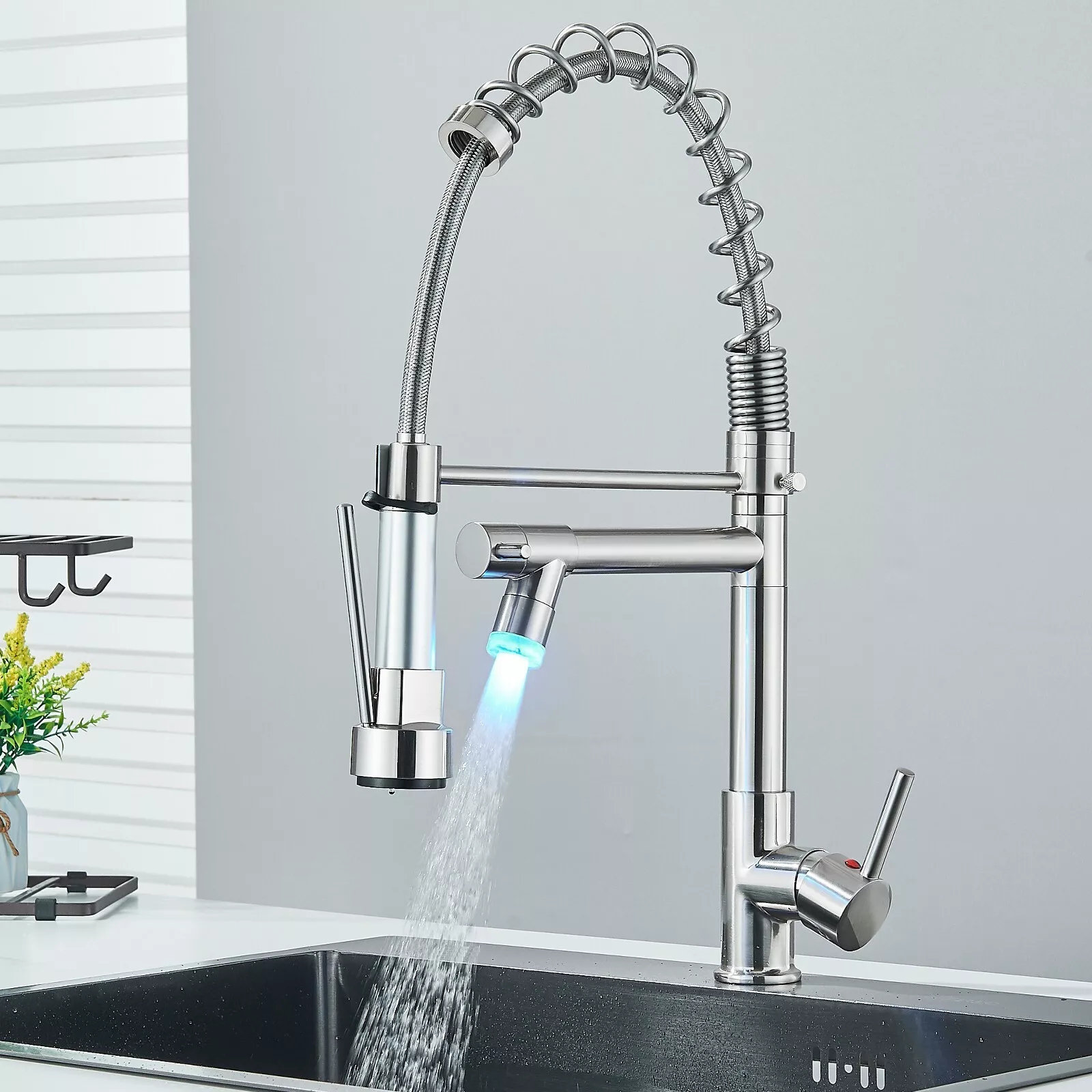 Senlesen Pull Down Kitchen Faucet | Wayfair