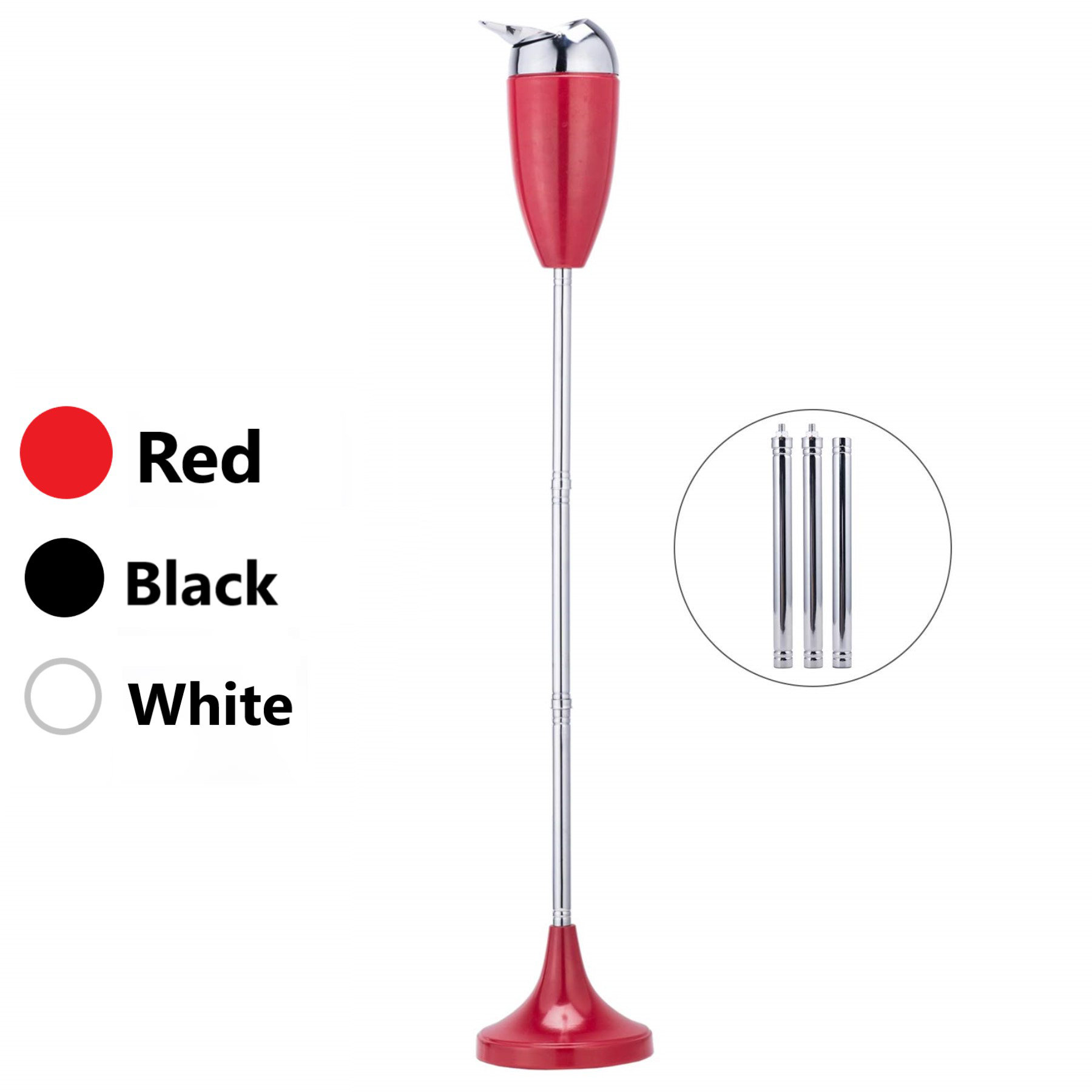 YITAHOME Adjustable Floor Standing Ash Tray, Smokeless Outdoor ...