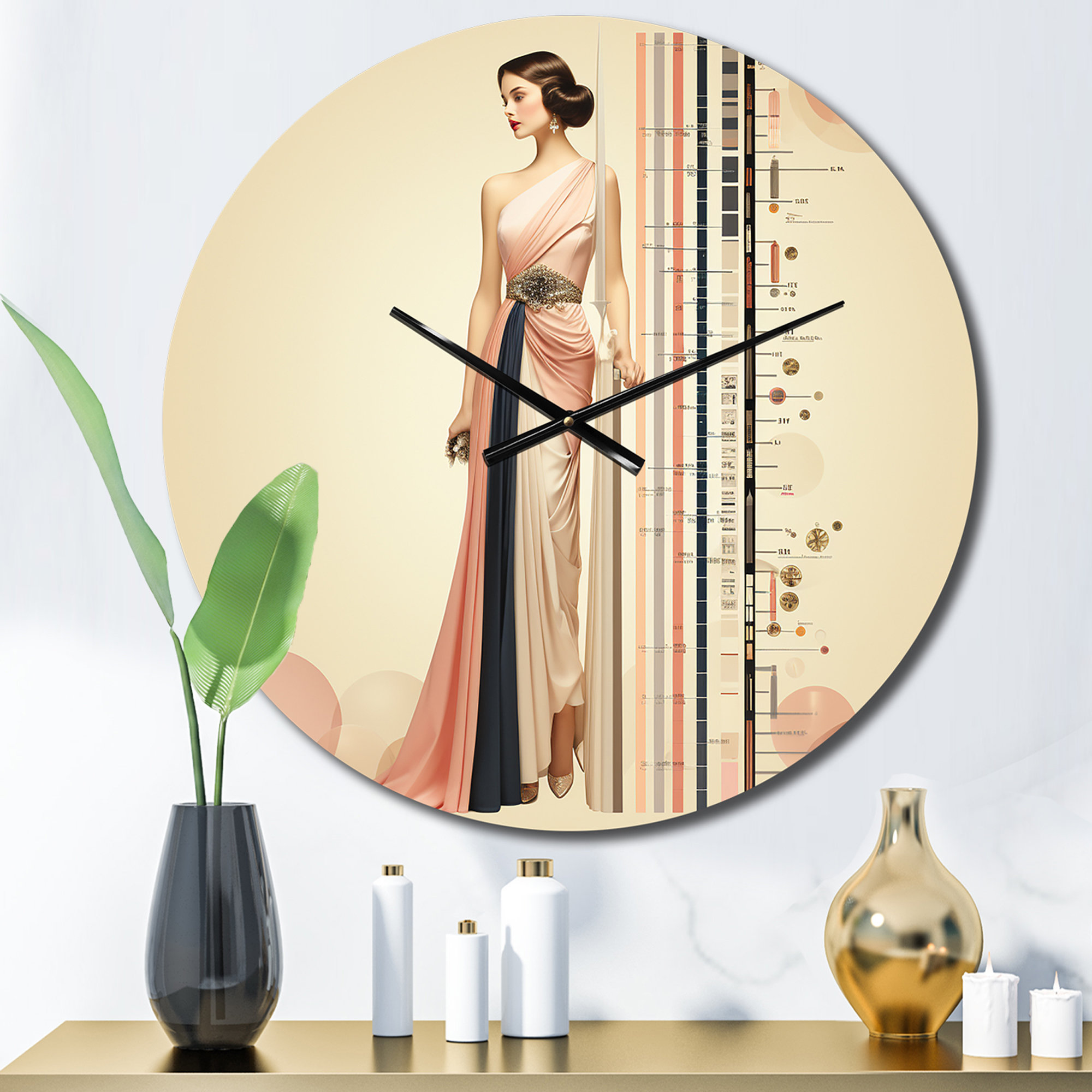 East Urban Home Art Nouveau Elegant Glamorous Portrait II - Fashion ...