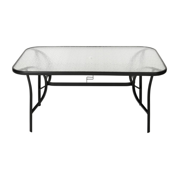 Glass Patio Tables You'll Love | Wayfair
