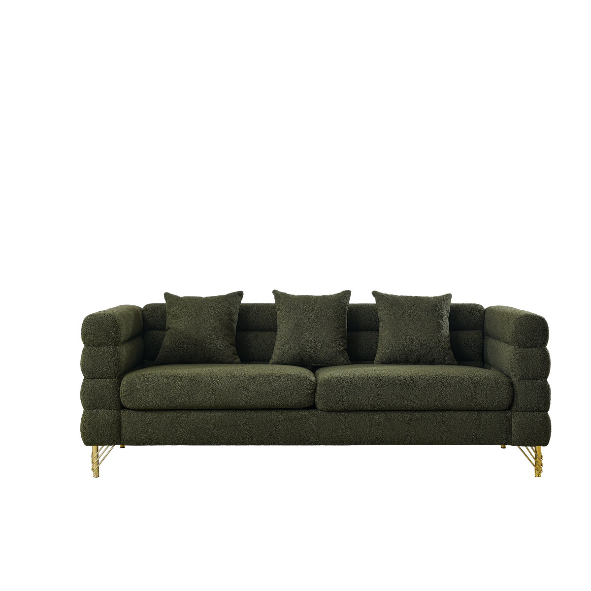 Ebern Designs 81Inch Oversized 3 Seater Sectional Sofa, Living Room ...