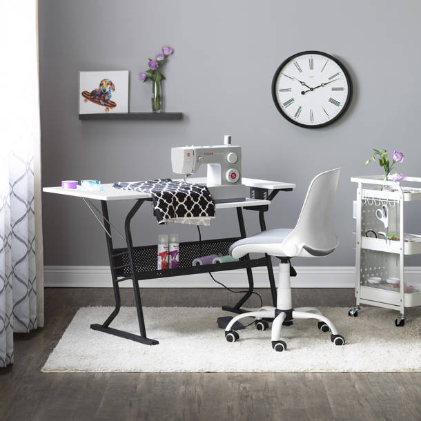 Sew Ready 41'' x 23'' Sewing Table with Sewing Machine Platform ...