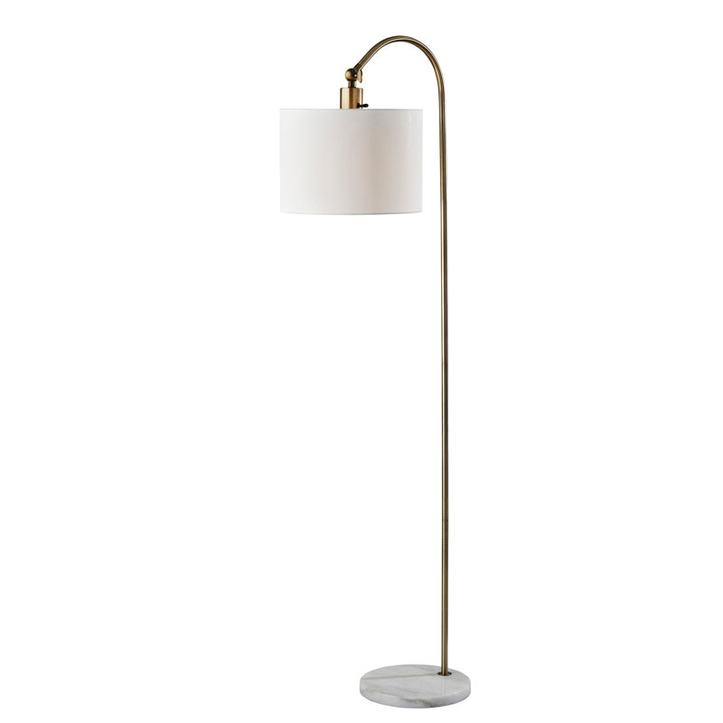 Mercer41 Lucianna 59'' Gold Task/Reading Floor Lamp | Wayfair