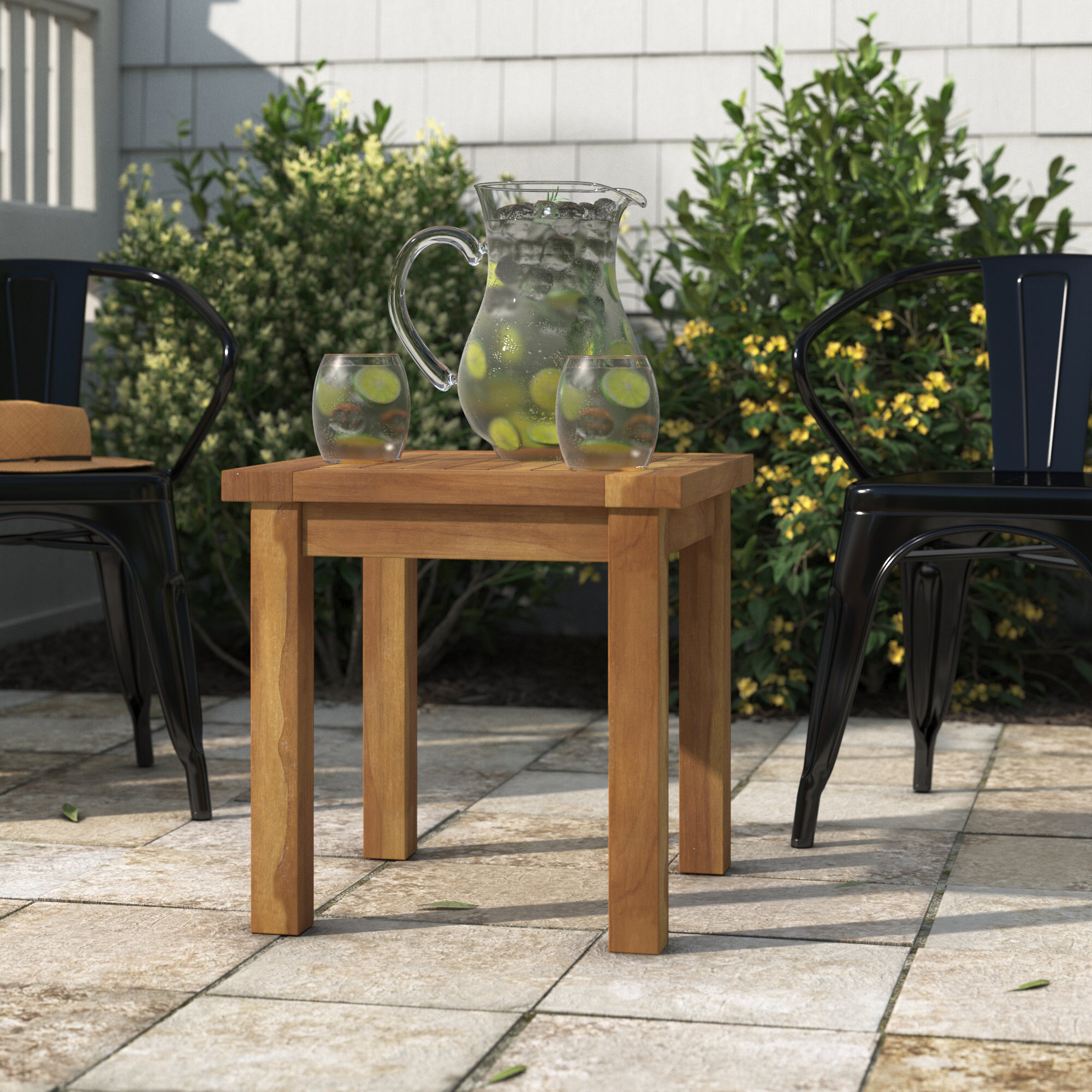 Union Rustic Francena Wooden Side Table & Reviews | Wayfair