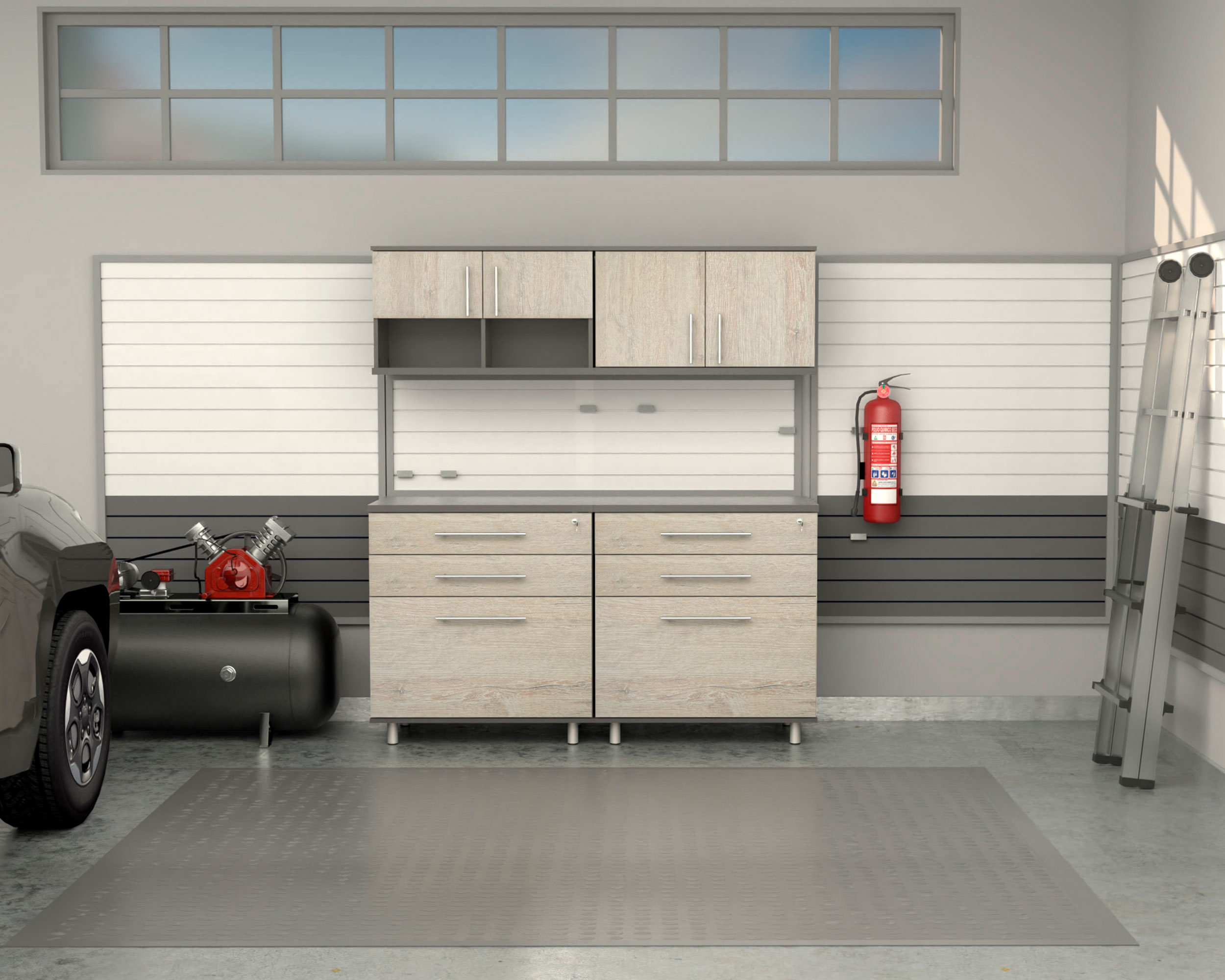 Inval Kratos 4 Piece Garage Storage System | Wayfair