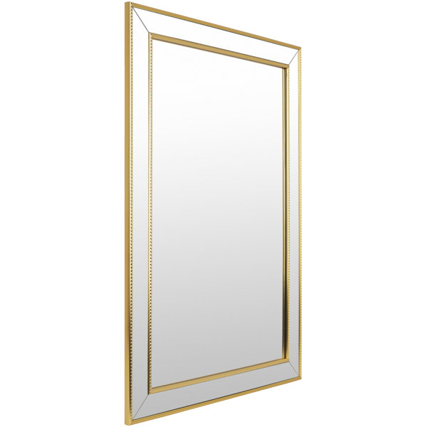 Lark Manor™ Arha Rectangle Wood Wall Mirror "& Reviews" | Wayfair