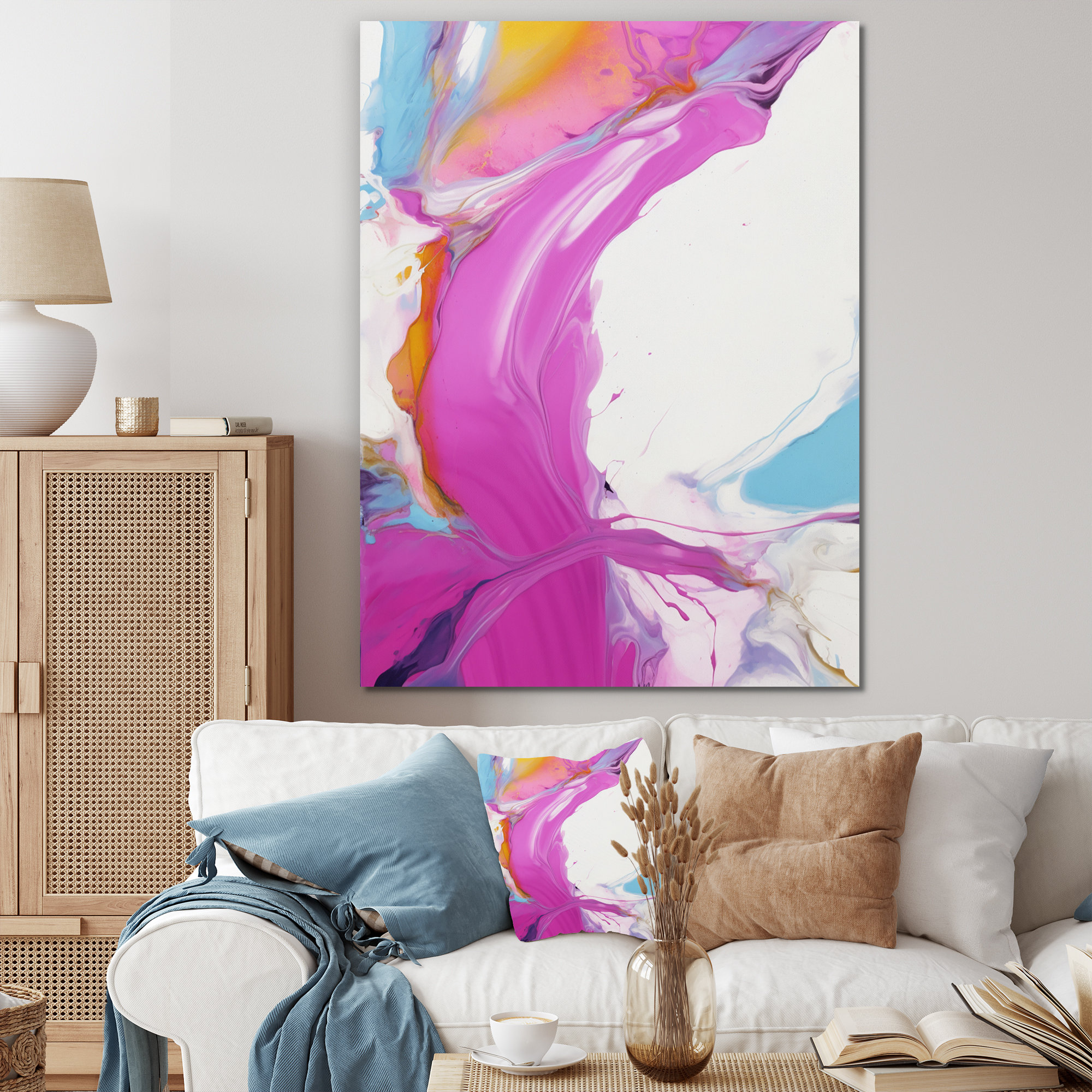 Ivy Bronx Fluid Illusions I - Abstract Wall Decor | Wayfair