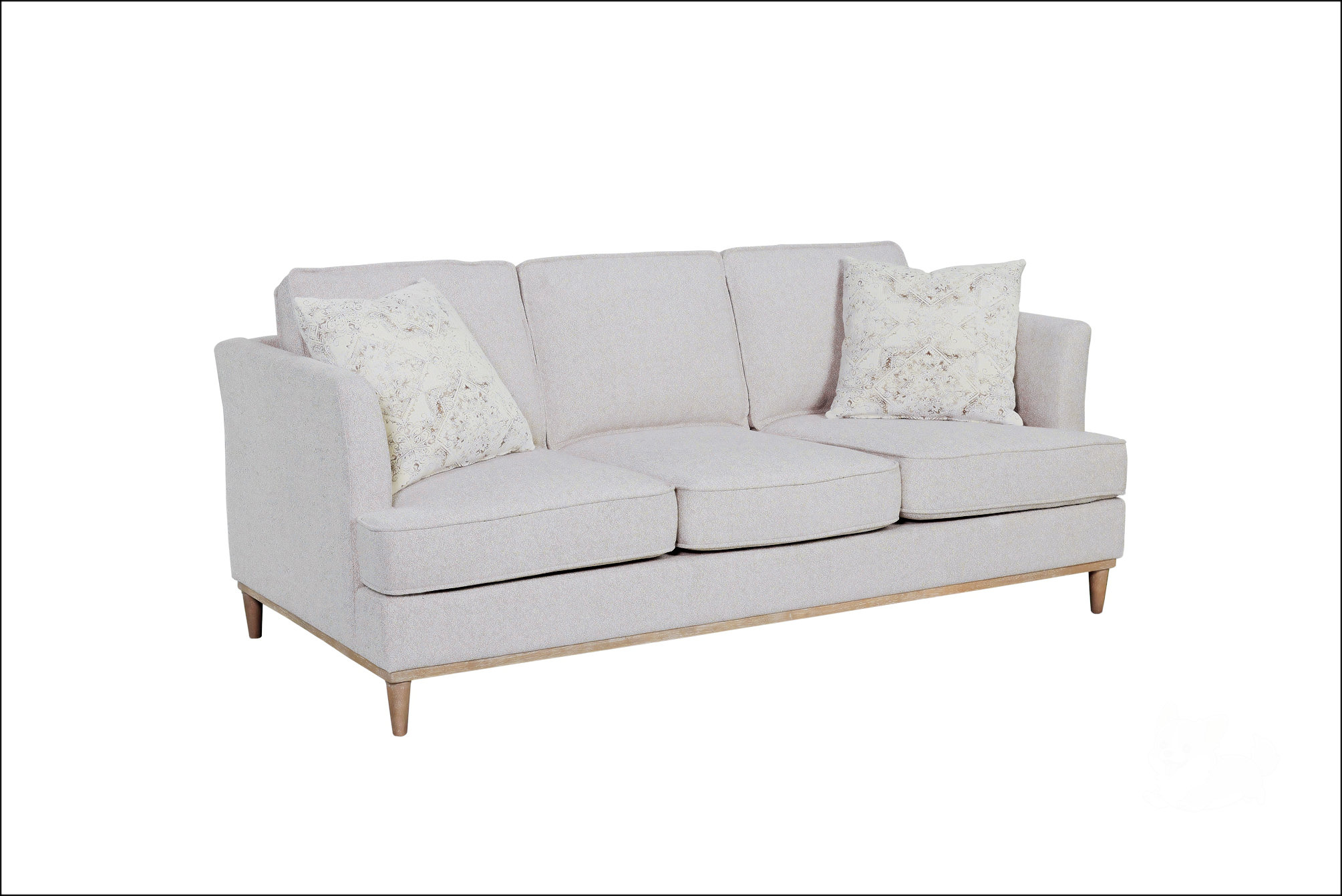 Corrigan Studio® Sofa With 3 Reversable Cushions And 2 Pillows | Wayfair