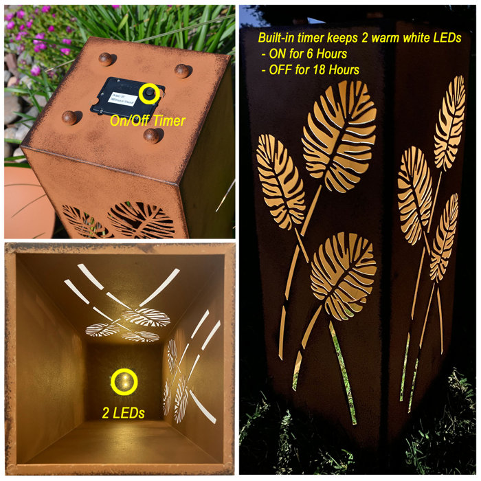 Bayou Breeze Skedee Metal Plants & Flowers Garden Accents Accessories ...