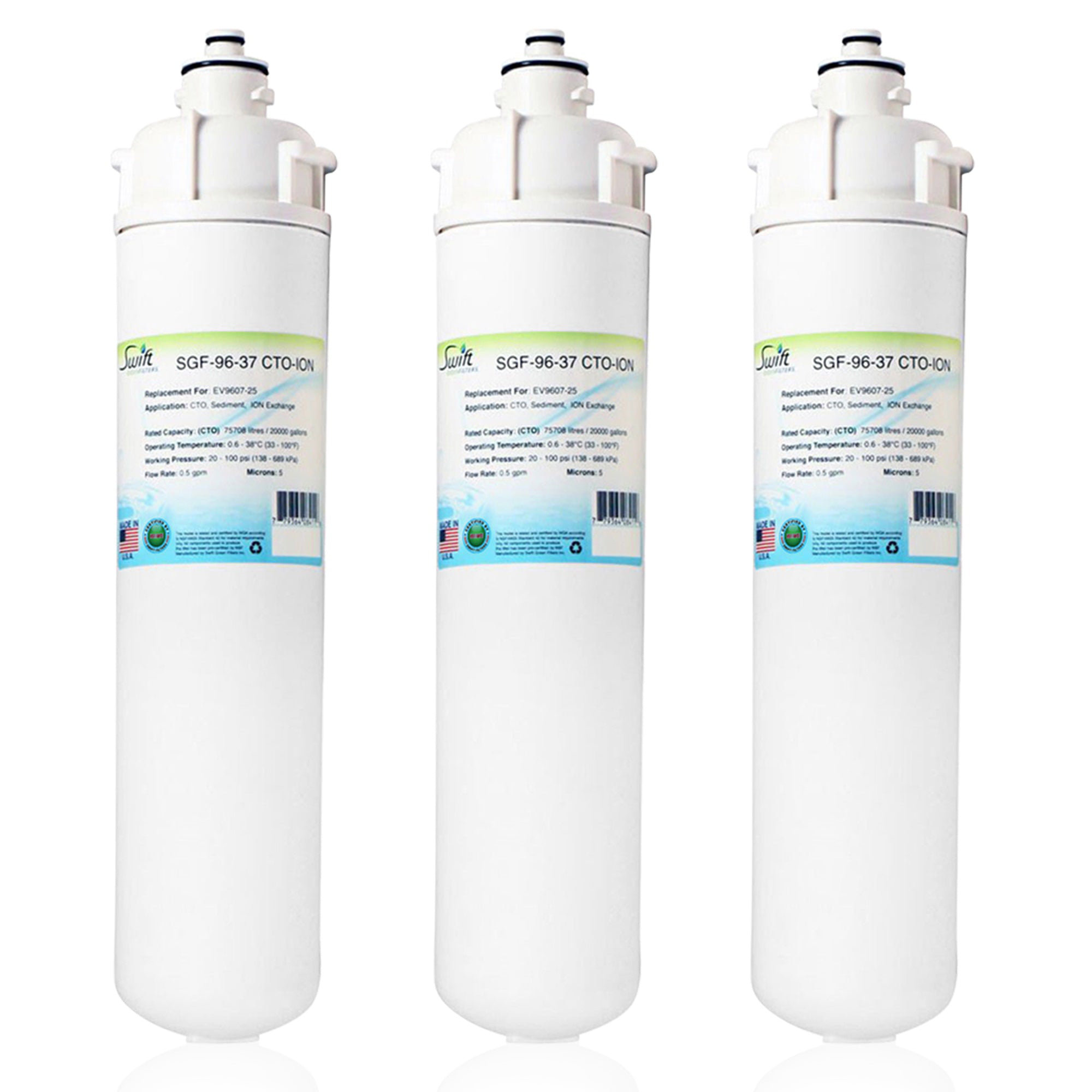 Swift Green Filters SGF-96-37 CTO-ION Compatible Commercial Water ...