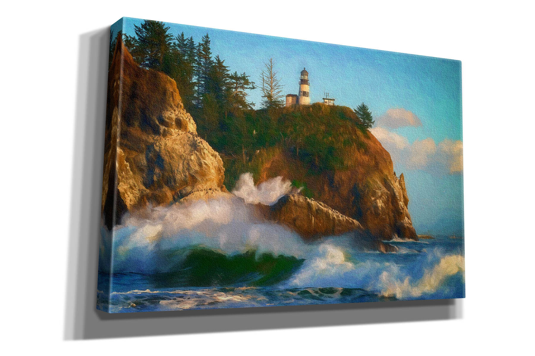 Dovecove Cape Disappointment Oil Painting On Canvas by Rick Berk Print ...