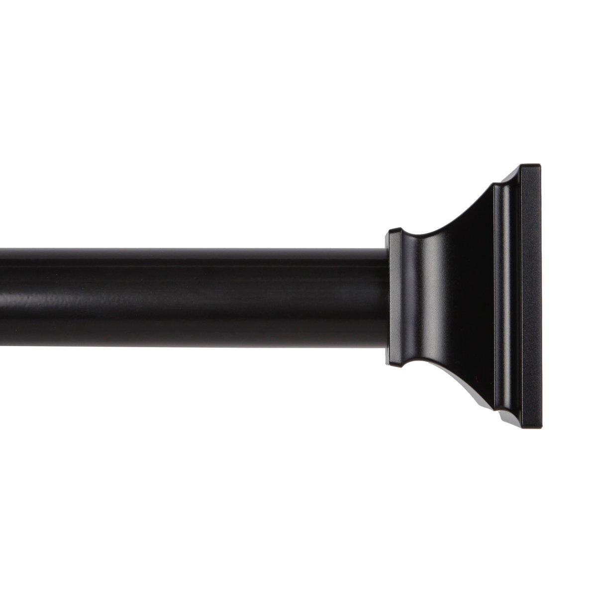 Kenney Twist & Fit No Tools Decorative Tension Shower Curtain Rod, 42 ...