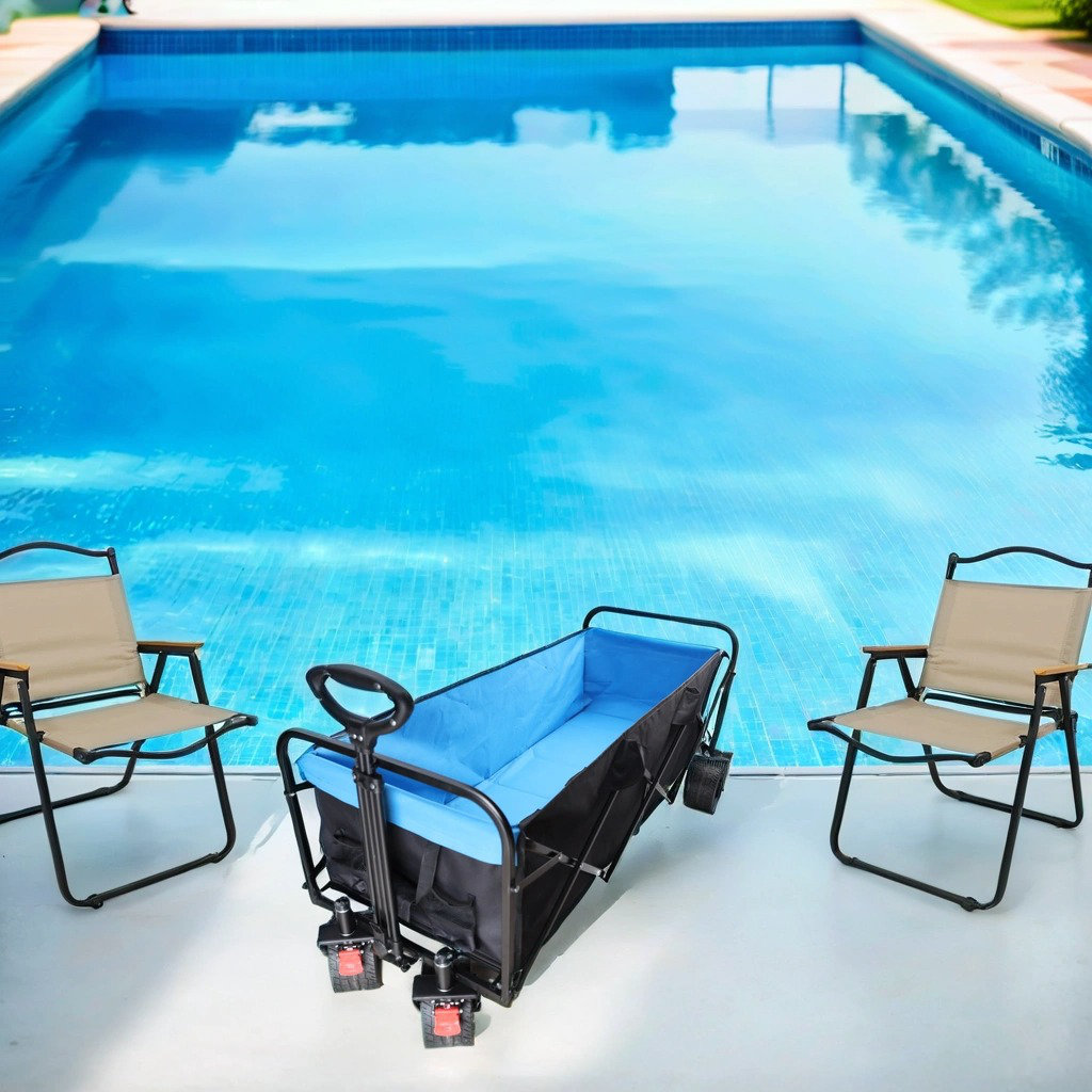 Bantam Interiors Oversized Capacity Garden Carts with Extended Length ...