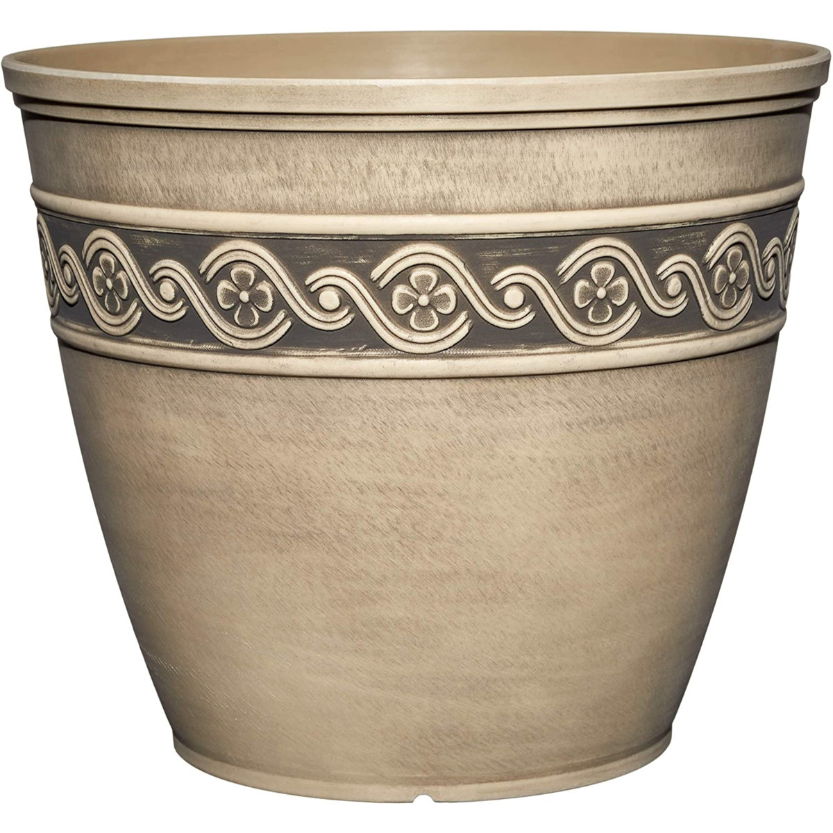 Bungalow Rose Milahn Resin Round Pot Planter & Reviews | Wayfair