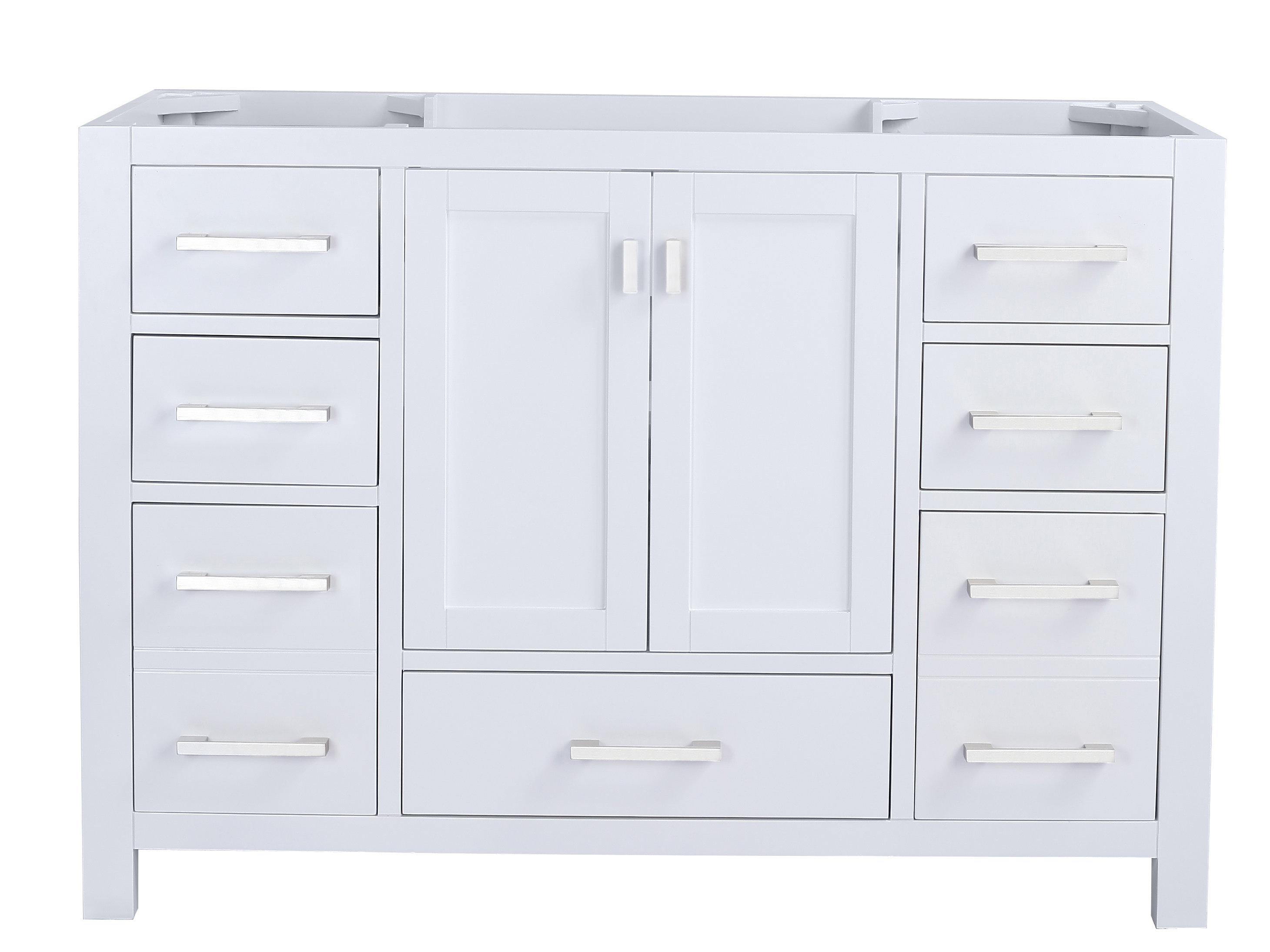 PCG Collection 47.1" Single Bathroom Vanity Base only in White | Wayfair